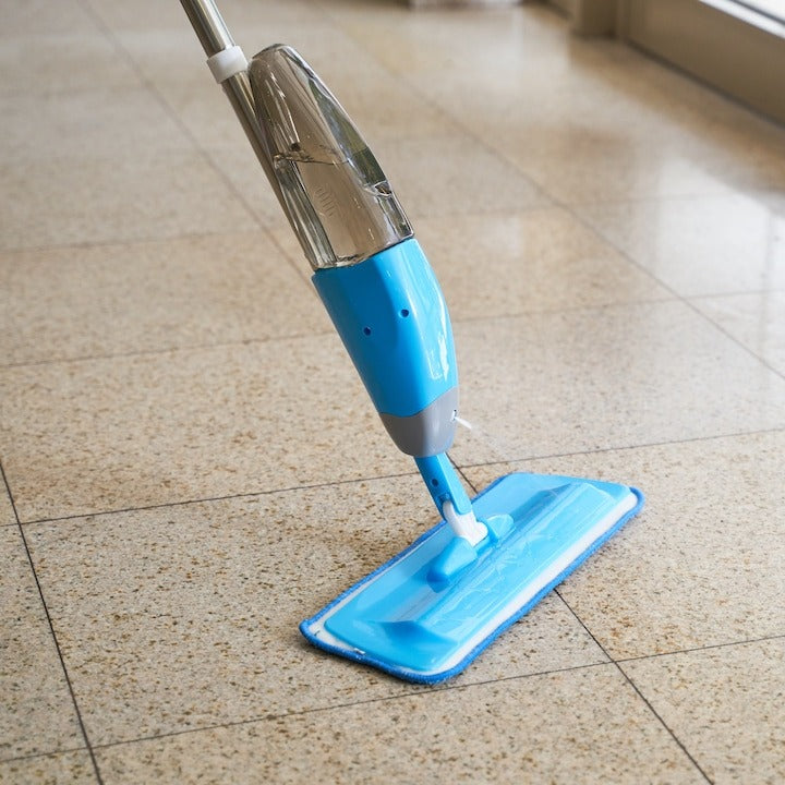 Mop cu pulverizator – cu lavetă microfibră reutilizabilă – TENZO ...