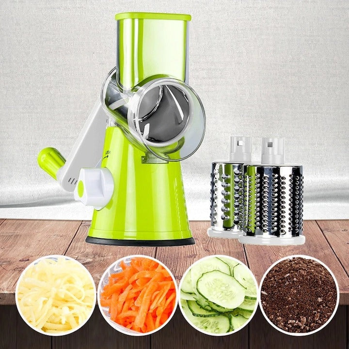 Răzătoare manuală Tabletop Drum Grater – multifuncțională, ușor de fol ...