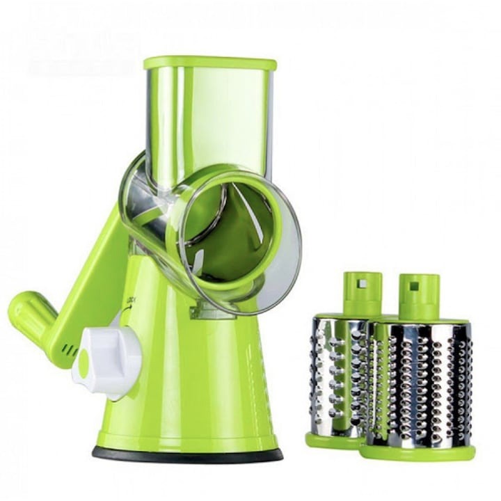 Răzătoare manuală Tabletop Drum Grater – multifuncțională, ușor de fol ...